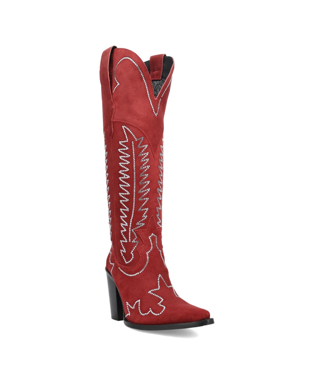 Click here for Dingo Womens Double Take Suede Leather Boot - Red prices