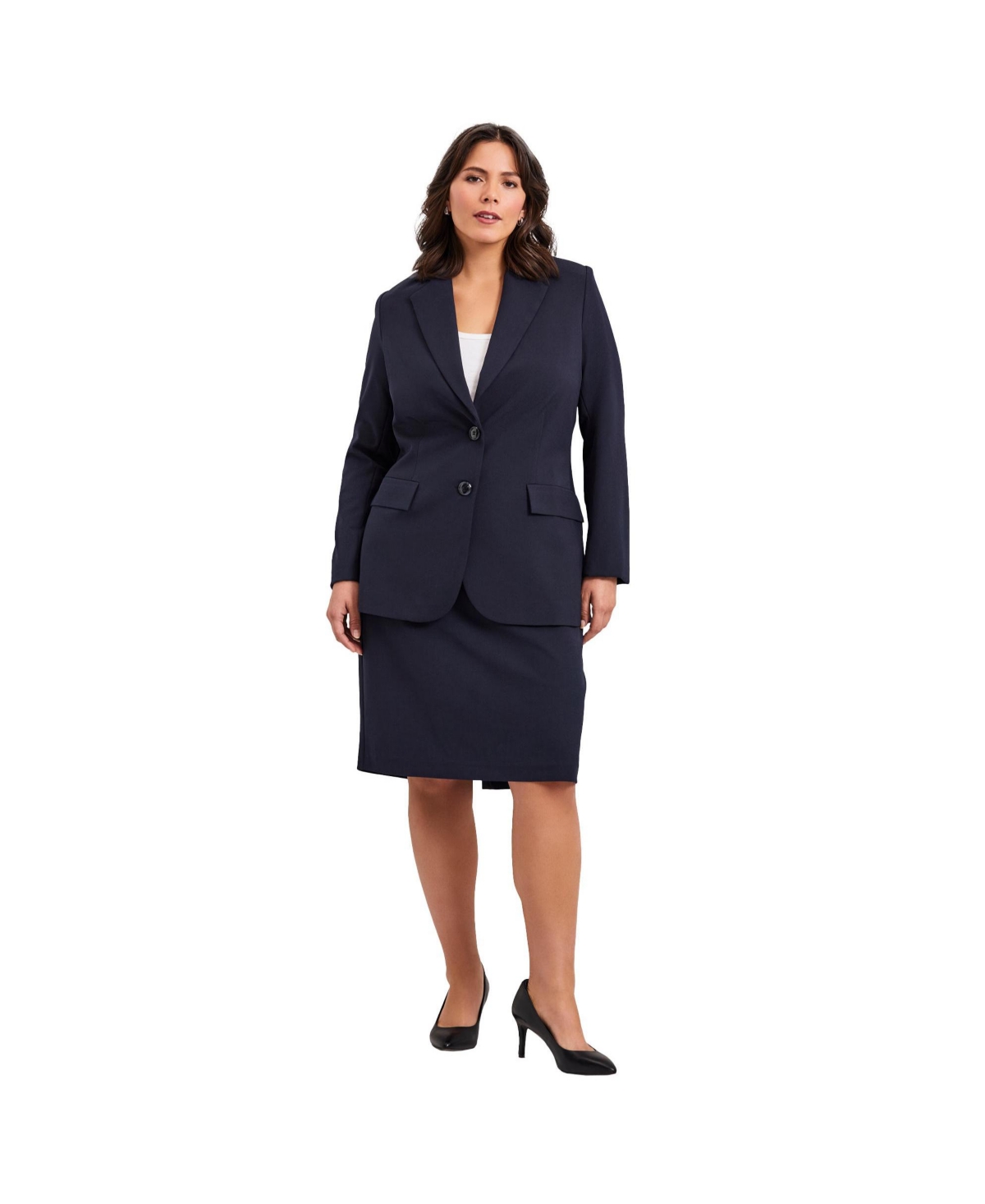 Click here for Avenue Womens Cool Hand Classic Blazer - Navy prices