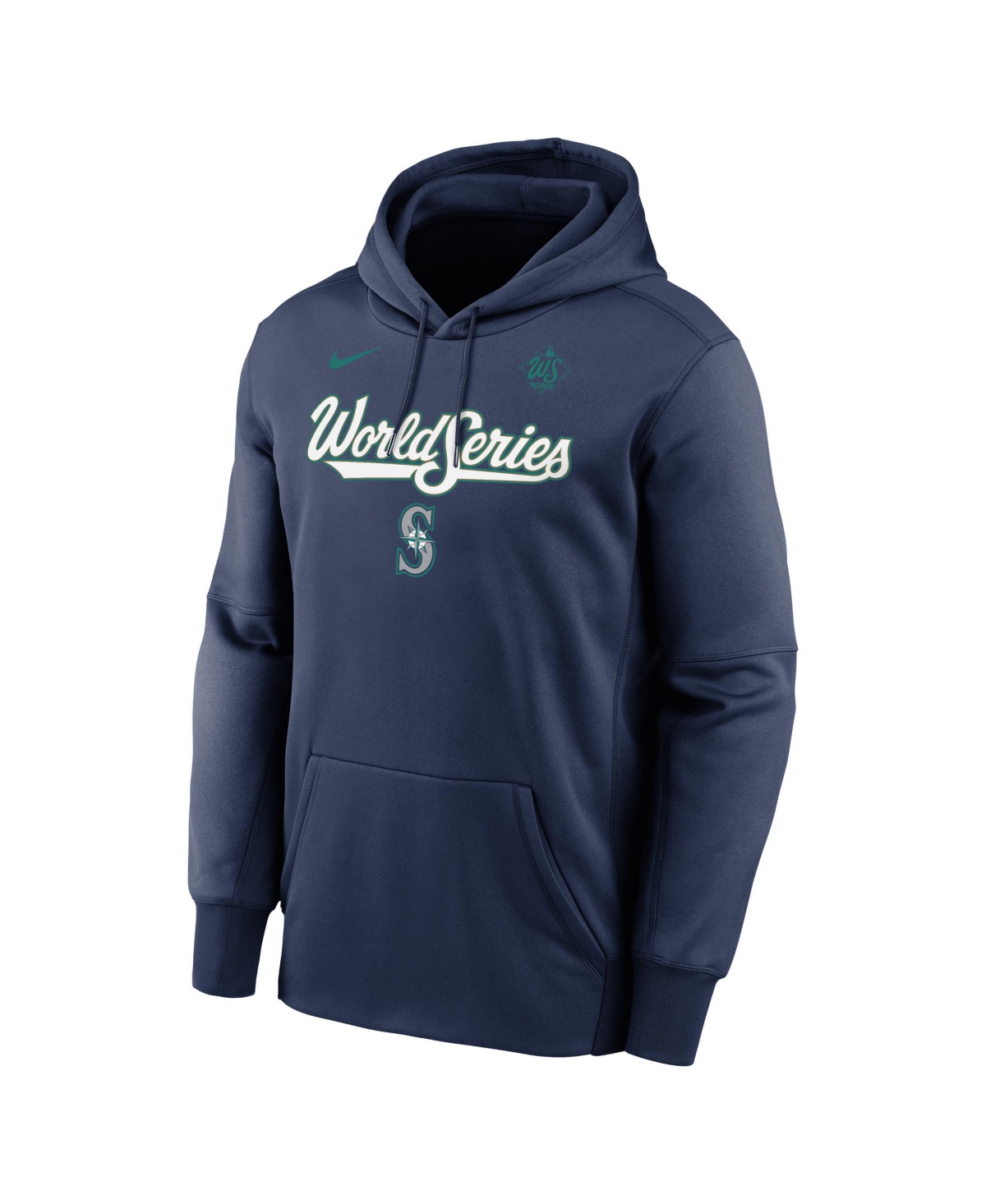 Nike Mens Navy Seattle Mariners 2025 World Series Authentic Collection Therma Hoodie - Navy