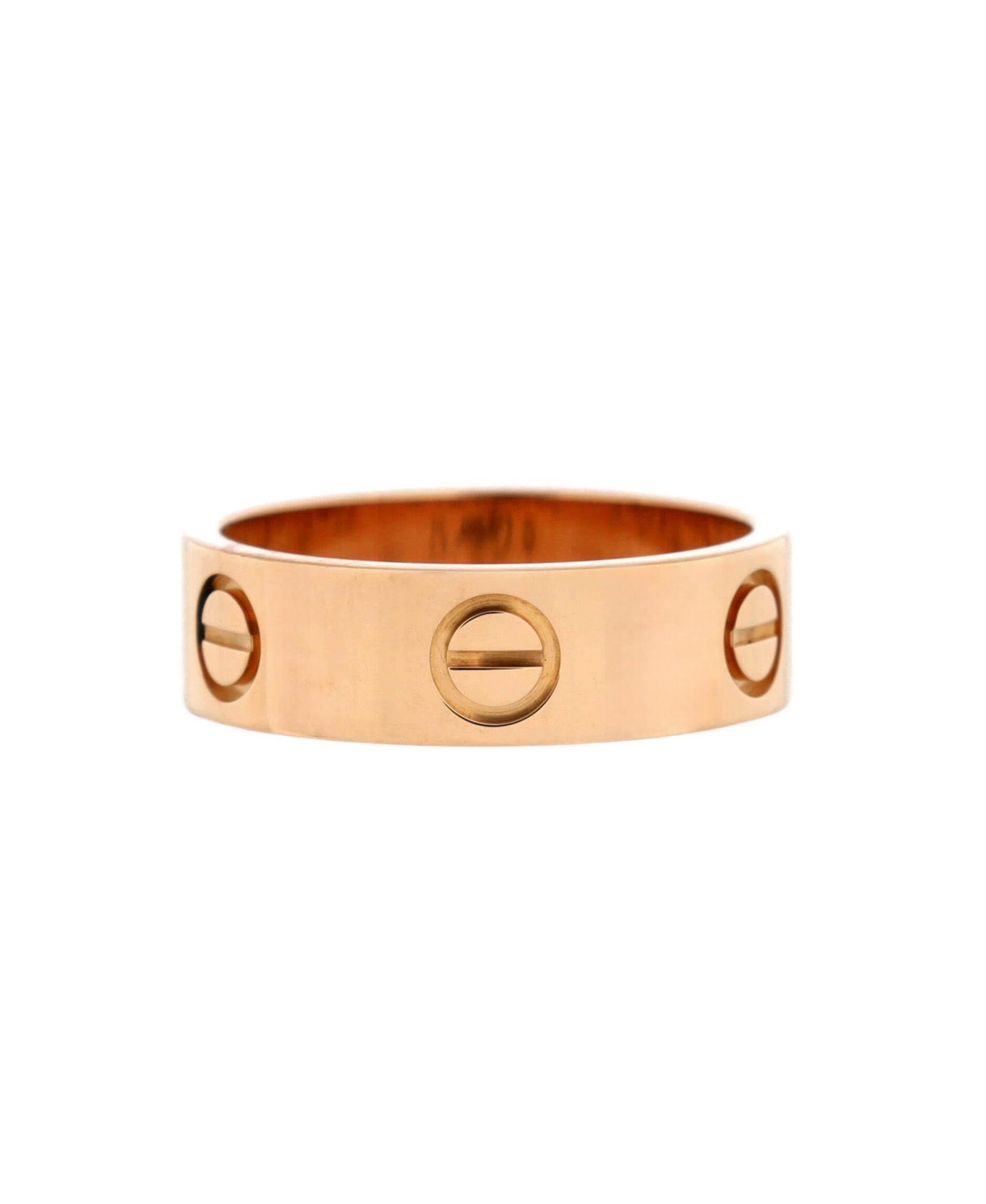 Click here for Pre-Owned Cartier Love Band Ring - 18k rose gold prices
