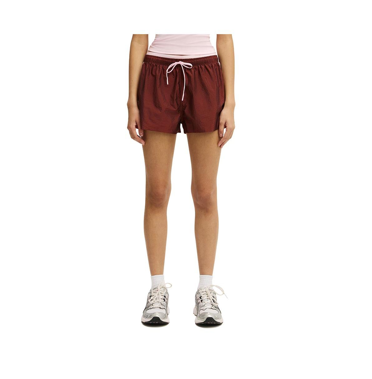 Click here for Cotton On Womens Active Retro Run Short - Poppy/ch... prices