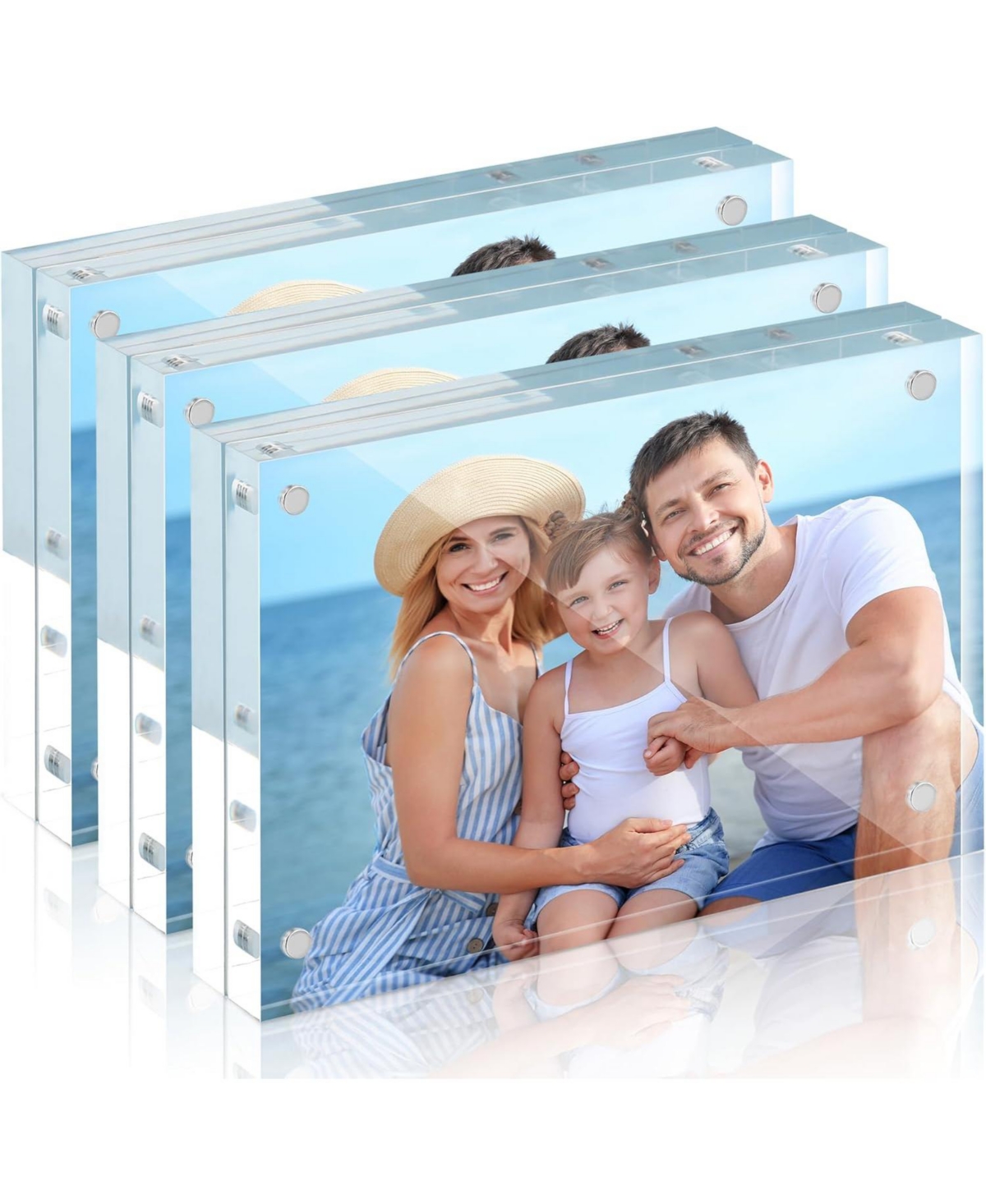 Click here for 5x7 Double-Sided Acrylic Magnetic Picture Frame wi... prices