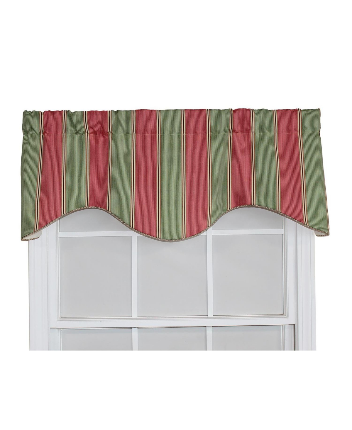 Click here for Rlf Home Parlor Stripe Cornice Window Treatment Va... prices
