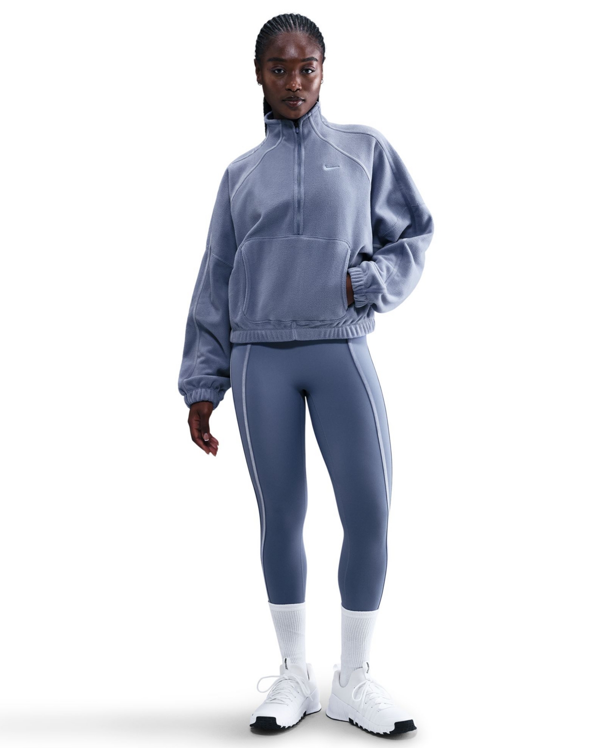 Click here for Nike Womens Therma-Fit Oversized Half-Zip Top - Wo... prices