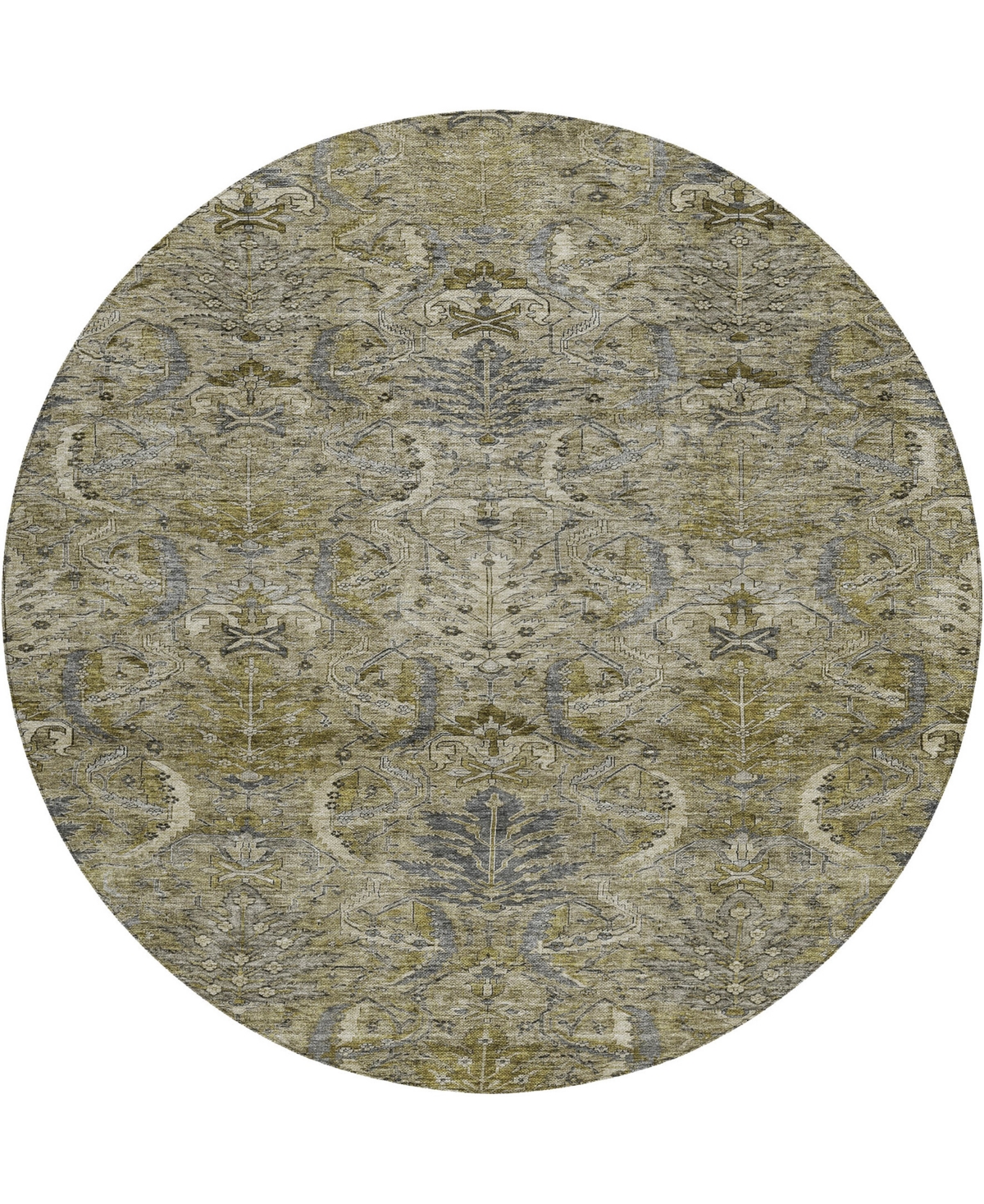 Click here for Dalyn Solace SL7 8x8 Round Area Rug - Taupe prices