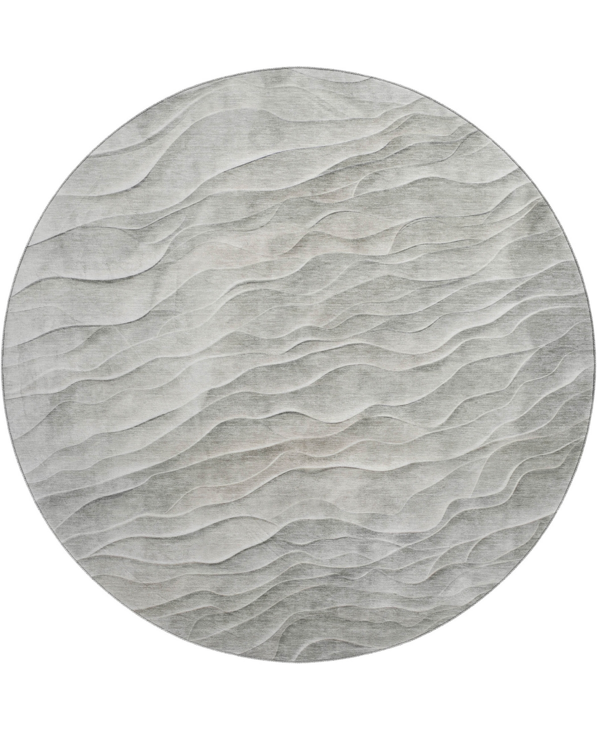 Click here for Dalyn Pacifica PA1 8x8 Round Area Rug - Gray  Beig... prices