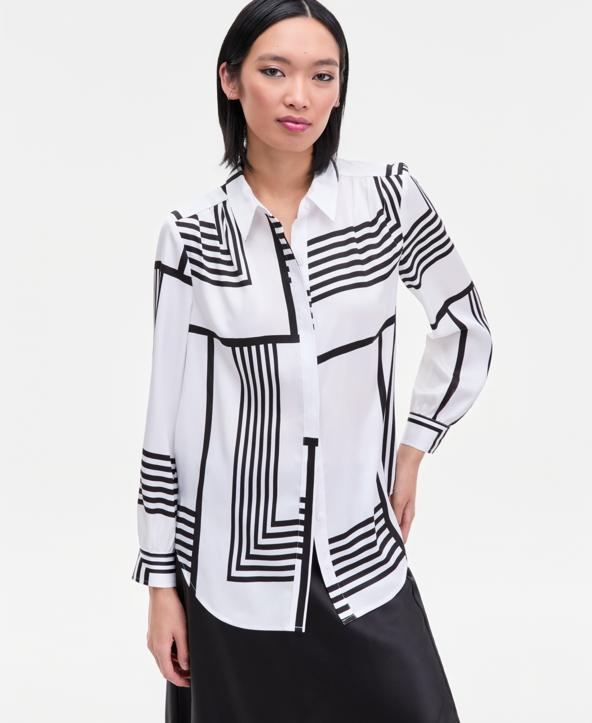 Click here for I.n.c. International Concepts Womens Printed Gathe... prices