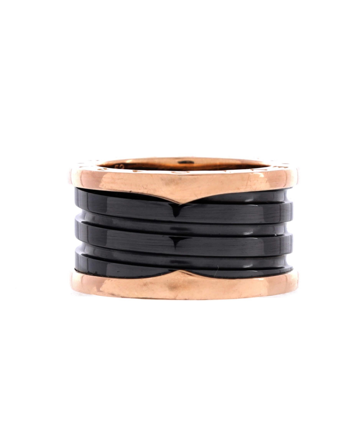 Click here for Pre-Owned Bvlgari B.Zero1 Four Band Ring - 18k ros... prices