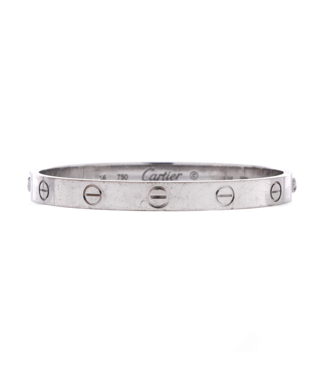 Click here for Pre-Owned Cartier Love Bracelet - 18k white gold prices