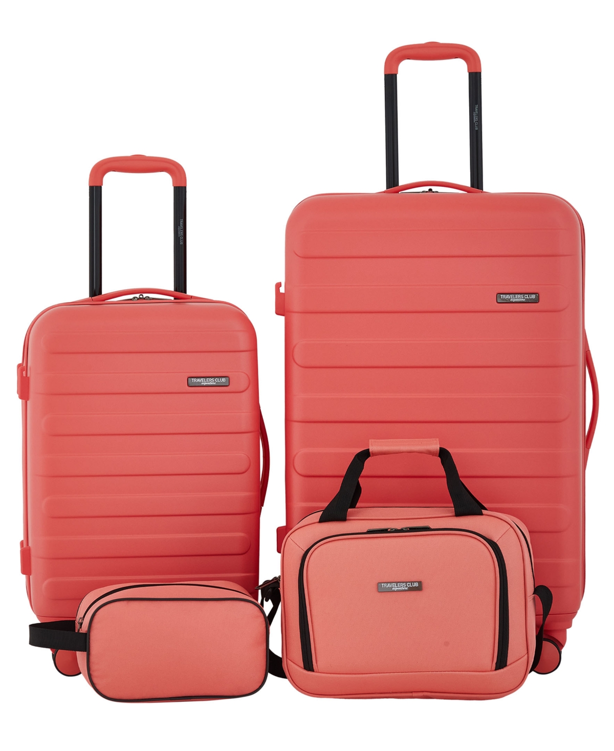 Click here for Travelers Club Austin 4 Piece Hardside Luggage Set... prices
