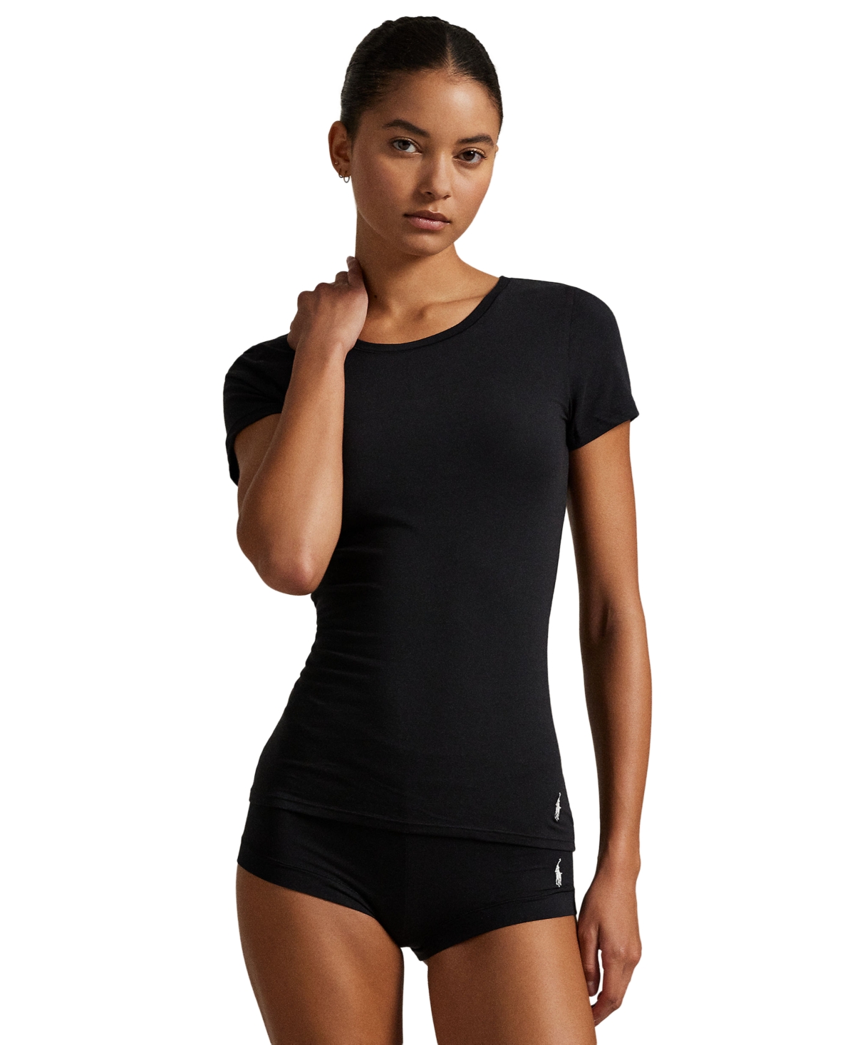 Click here for Tshirt & Grl Short Set - Black prices