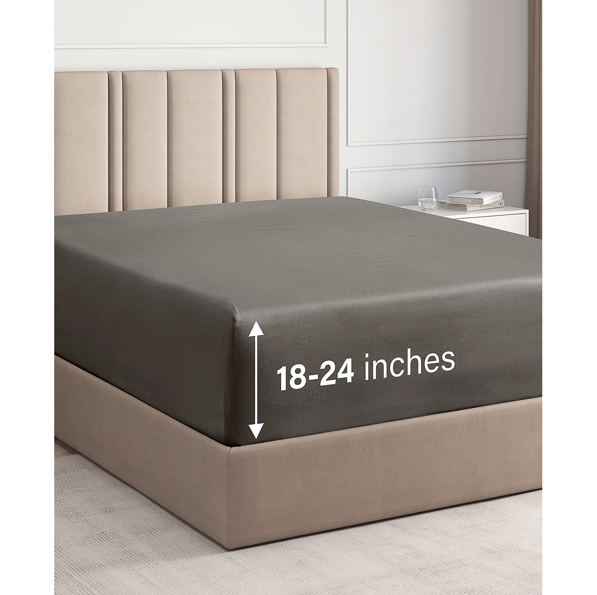 Click here for Extra Deep Pocket 18 - 24 Inch Microfiber Fitted S... prices