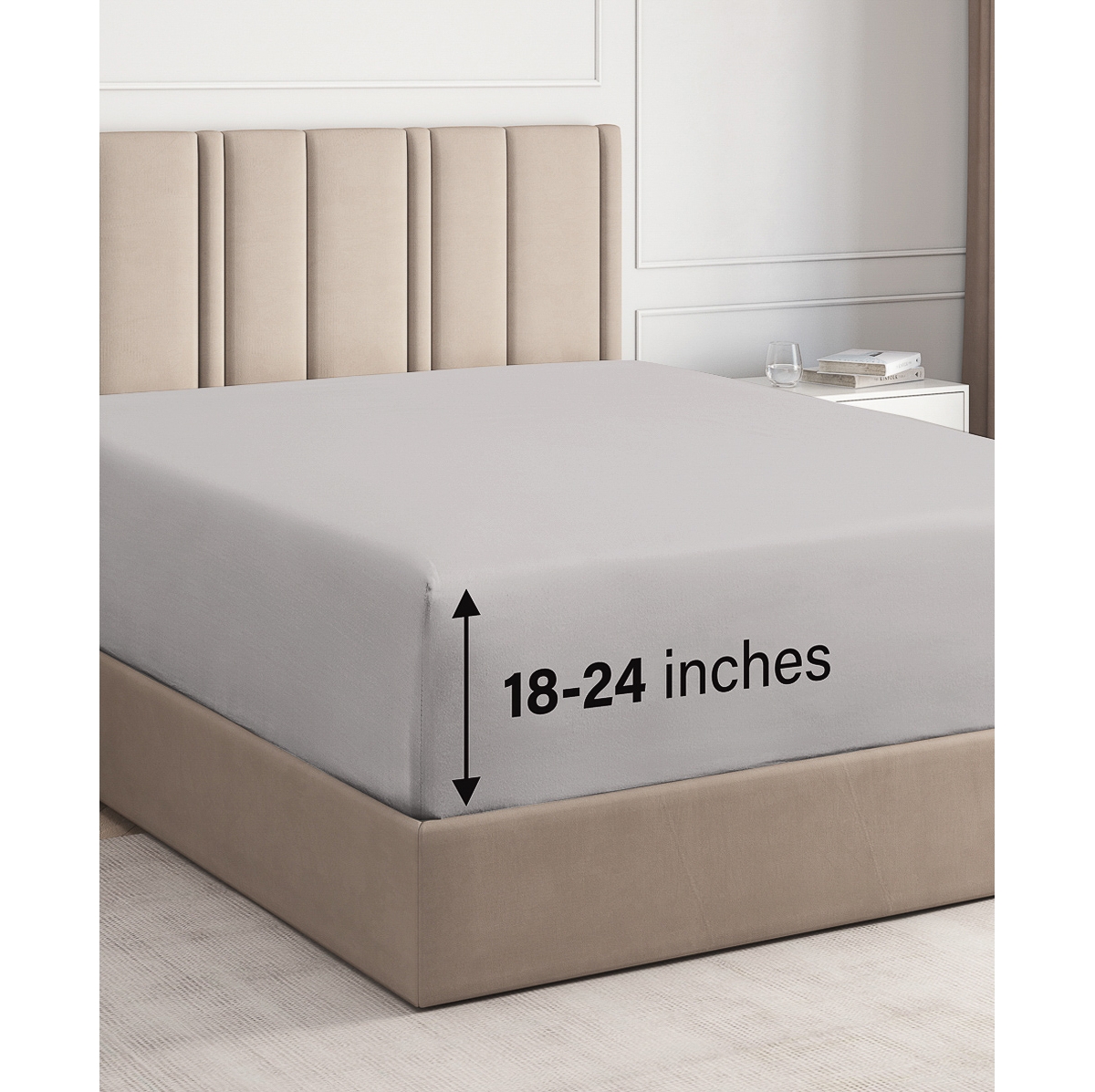 Click here for Extra Deep Pocket 18 - 24 Inch Microfiber Fitted S... prices