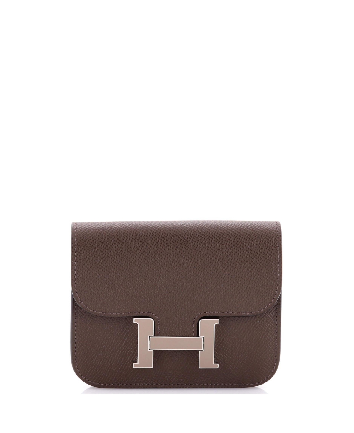 Click here for Pre-Owned Hermes Constance Slim Wallet Epsom - Bro... prices