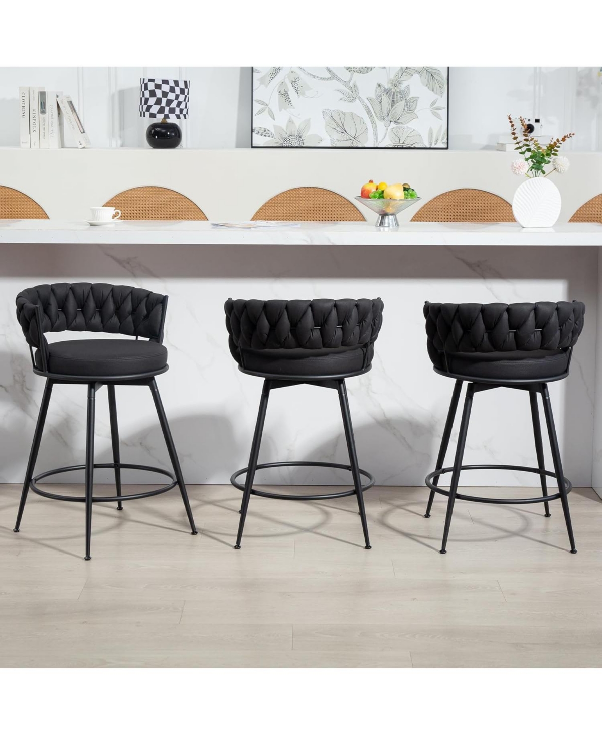 Click here for Dyhome 26 Inch Counter Height Bar Stools Set of 3... prices