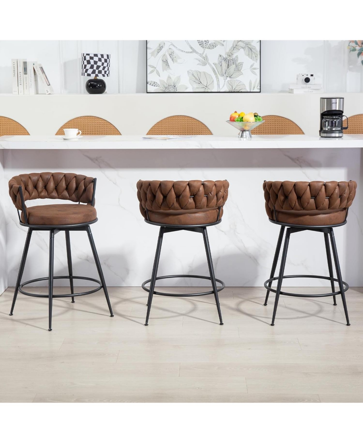 Click here for Dyhome 26 Inch Counter Height Bar Stools Set of 3... prices