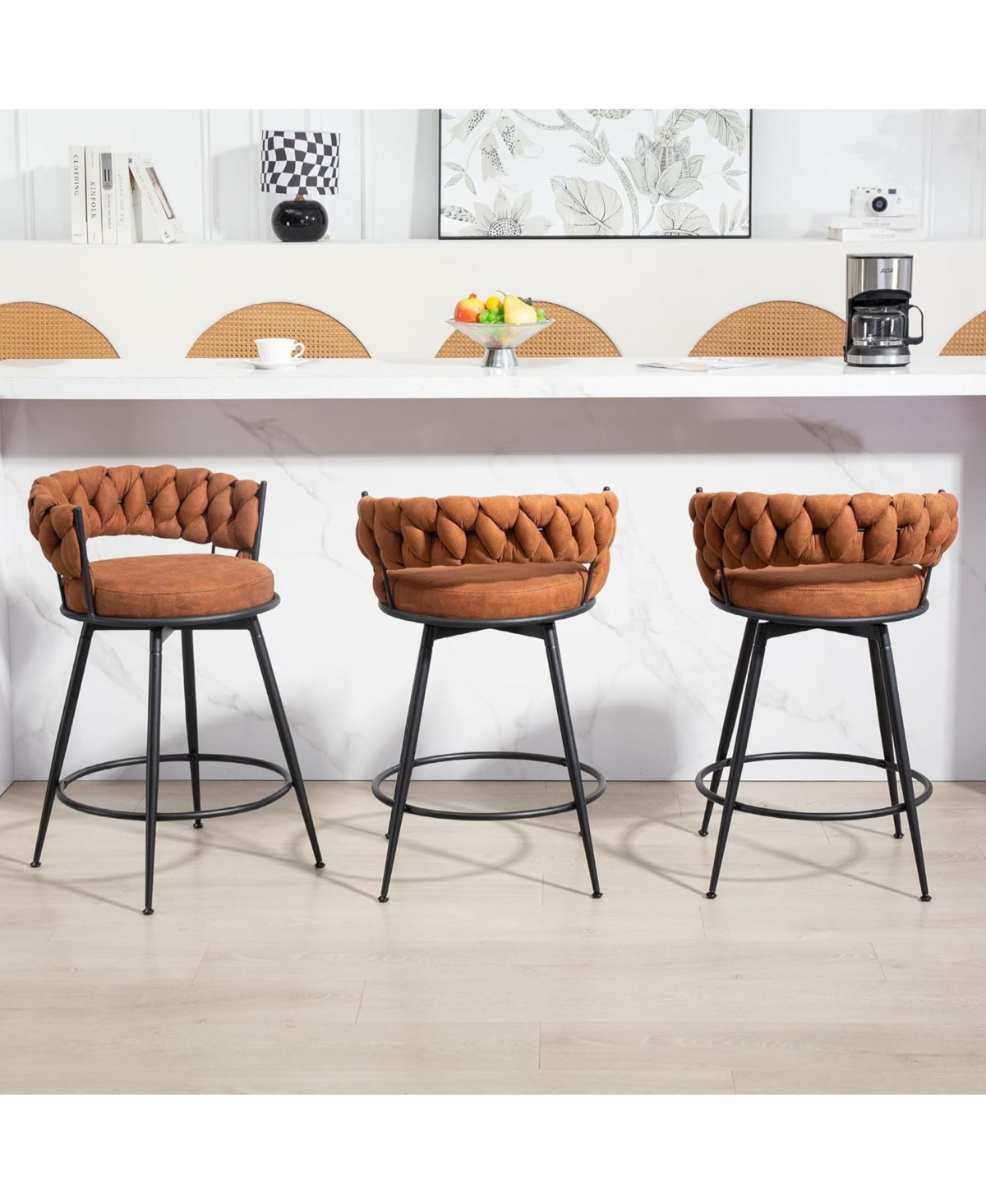 Click here for Dyhome 26 Inch Counter Height Bar Stools Set of 3... prices