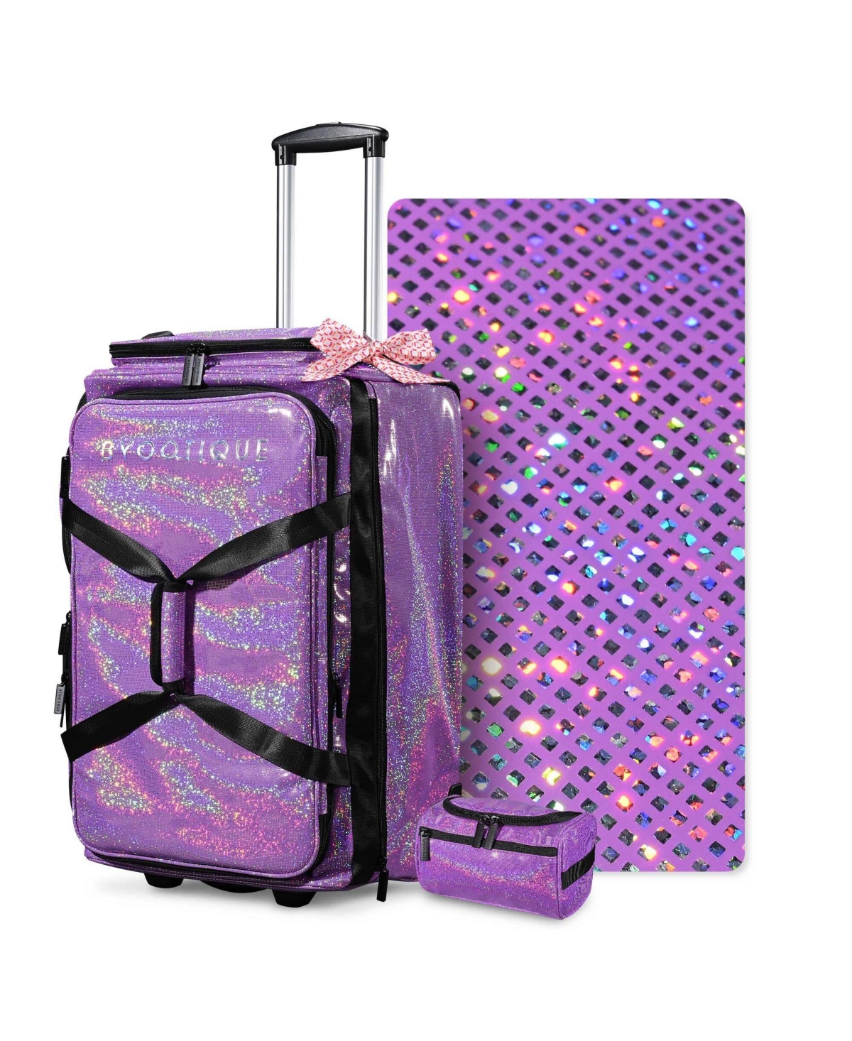Click here for Byootique Rolling Dance Bag with Wheels Travel Duf... prices