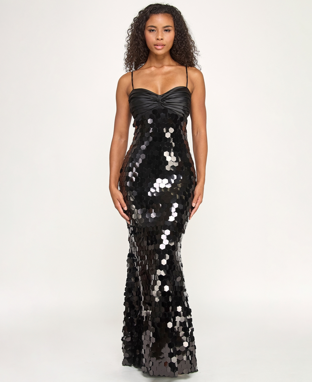 Click here for Seni & Cade Juniors Twist Front Bandeau Slim Long... prices