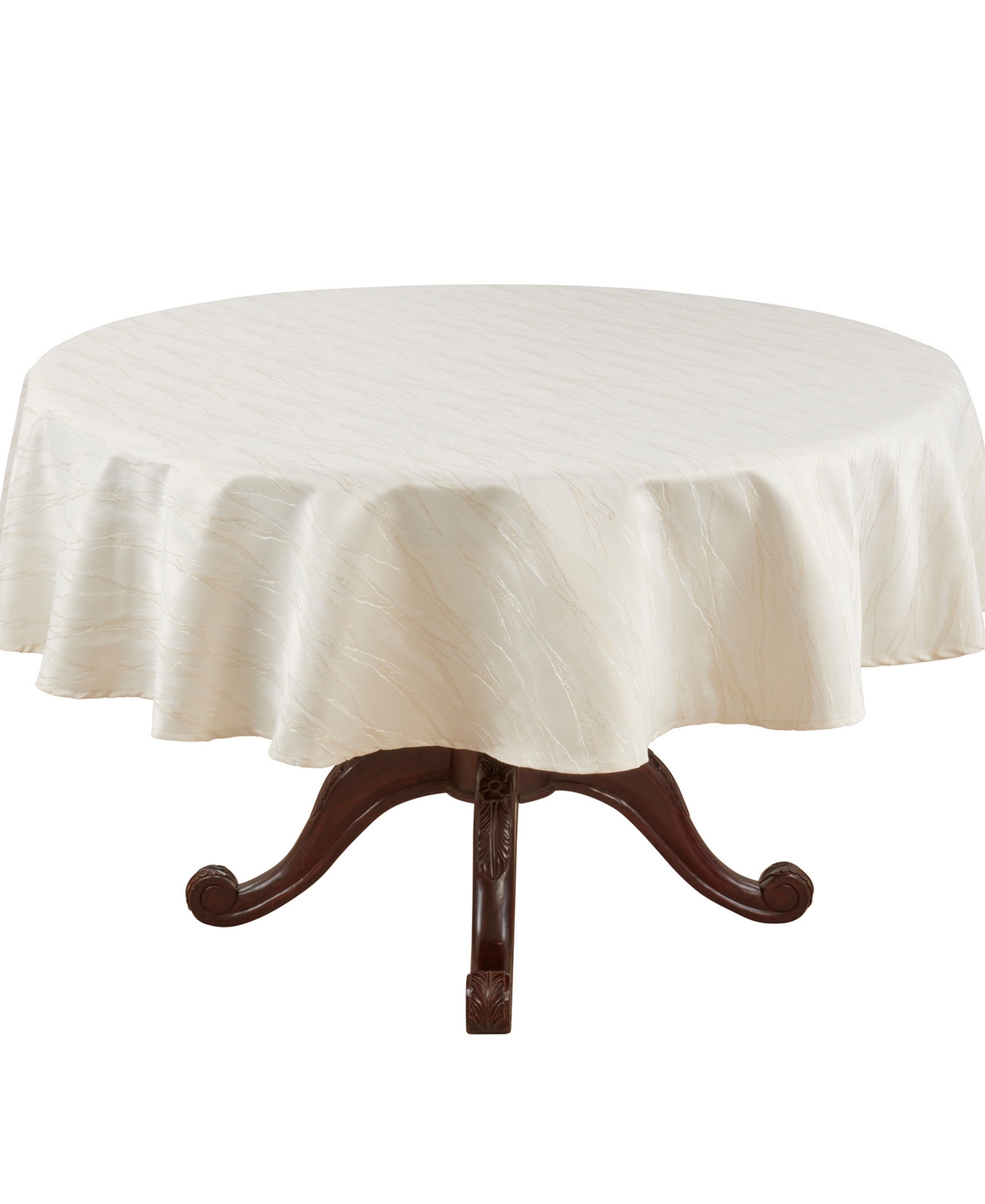 Click here for Saro Lifestyle Metallic Shimmer Tablecloth  70 Rou... prices