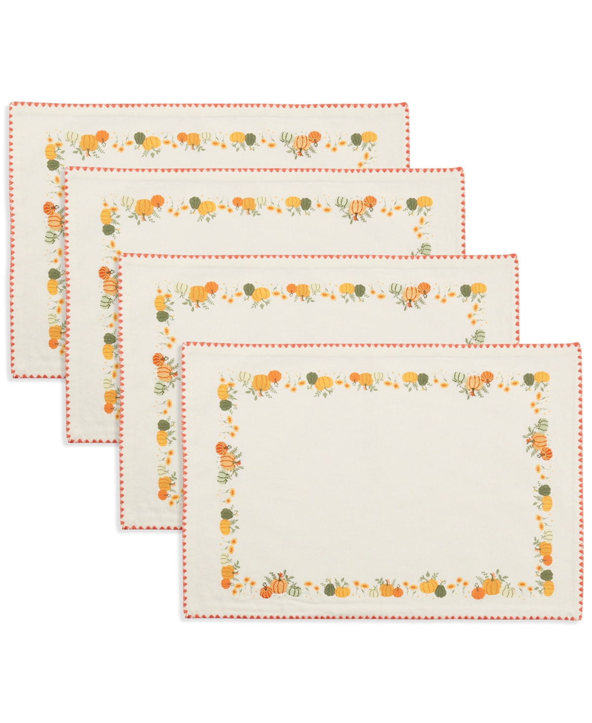 Click here for Saro Lifestyle Pumpkin Patch Placemat  Set of 4 -... prices