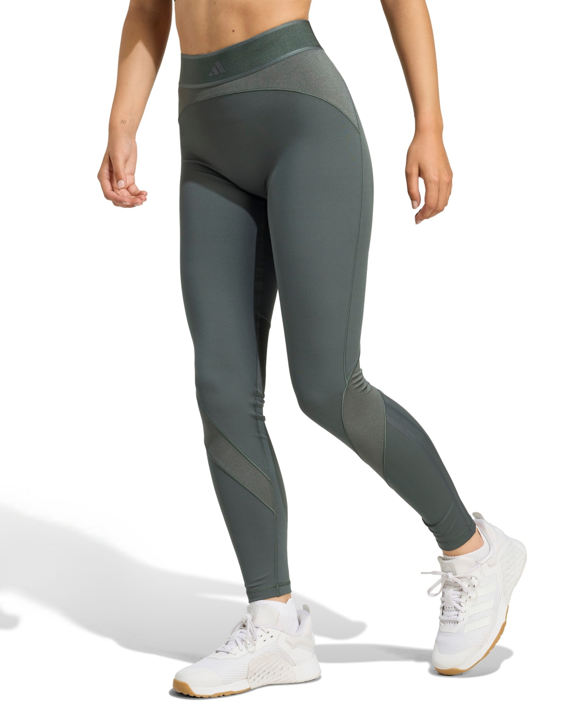 Click here for adidas Womens Hyperglam Shine Leggings - Legend Iv... prices
