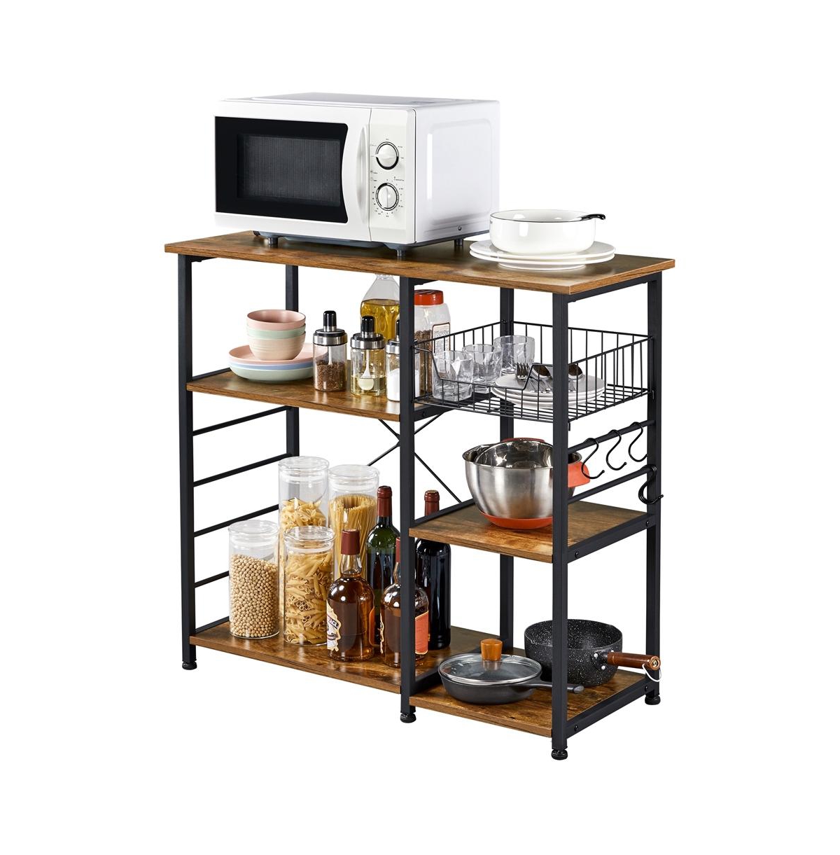 Click here for Yaheetech 35.5x15.5x33 inches Industrial Rustic Ki... prices