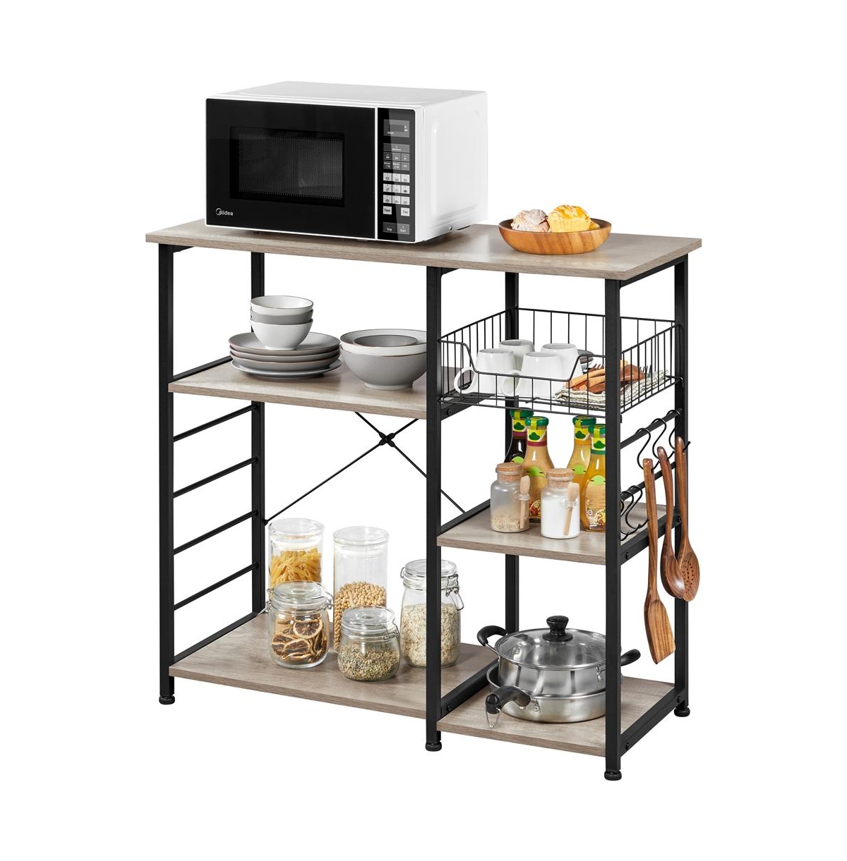 Click here for Yaheetech 35.5x15.5x33 inches Industrial Rustic Ki... prices