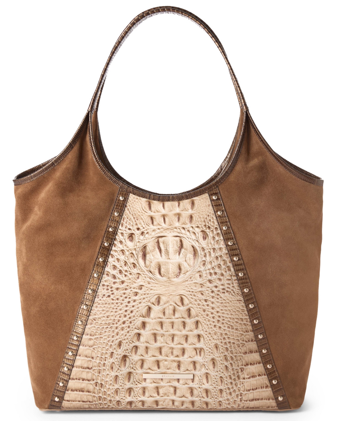 Click here for Brahmin Ensemble Medium Tote Bag - Taupe Ensemble prices
