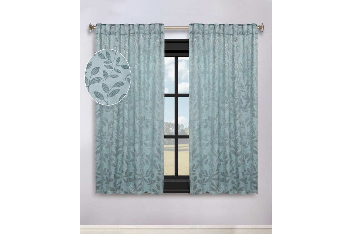 Click here for Superior Modern Leaves Room Darkening Grommet Top... prices
