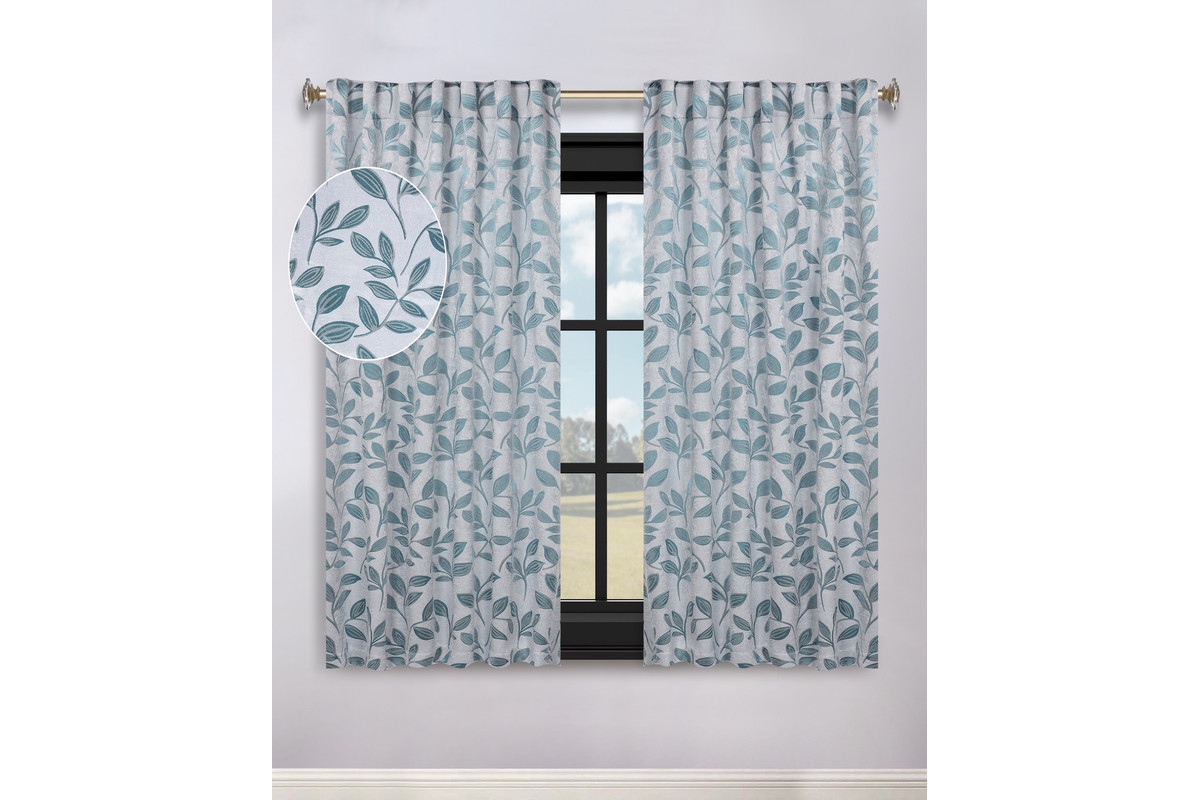 Click here for Superior Modern Leaves Room Darkening Grommet Top... prices