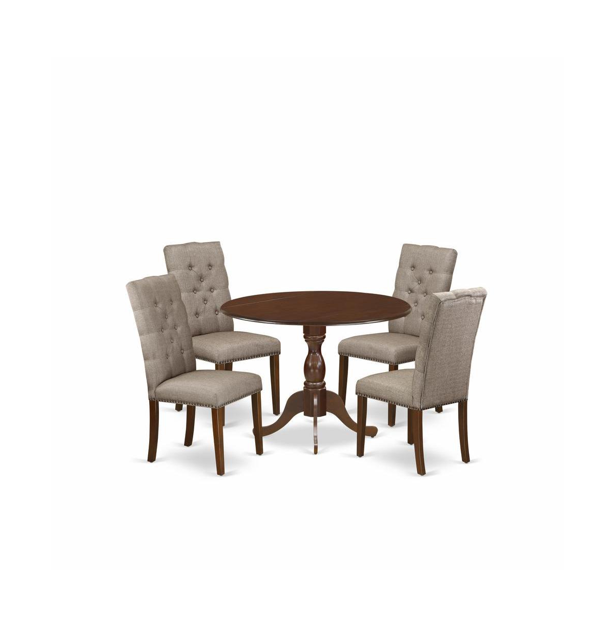 Click here for 5 Piece Dining Set Includes 1 Drop Leaves Wooden T... prices