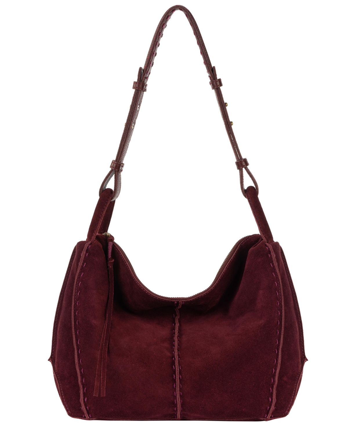 Click here for The Sak Los Feliz Leather Medium Hobo Bag - Black... prices