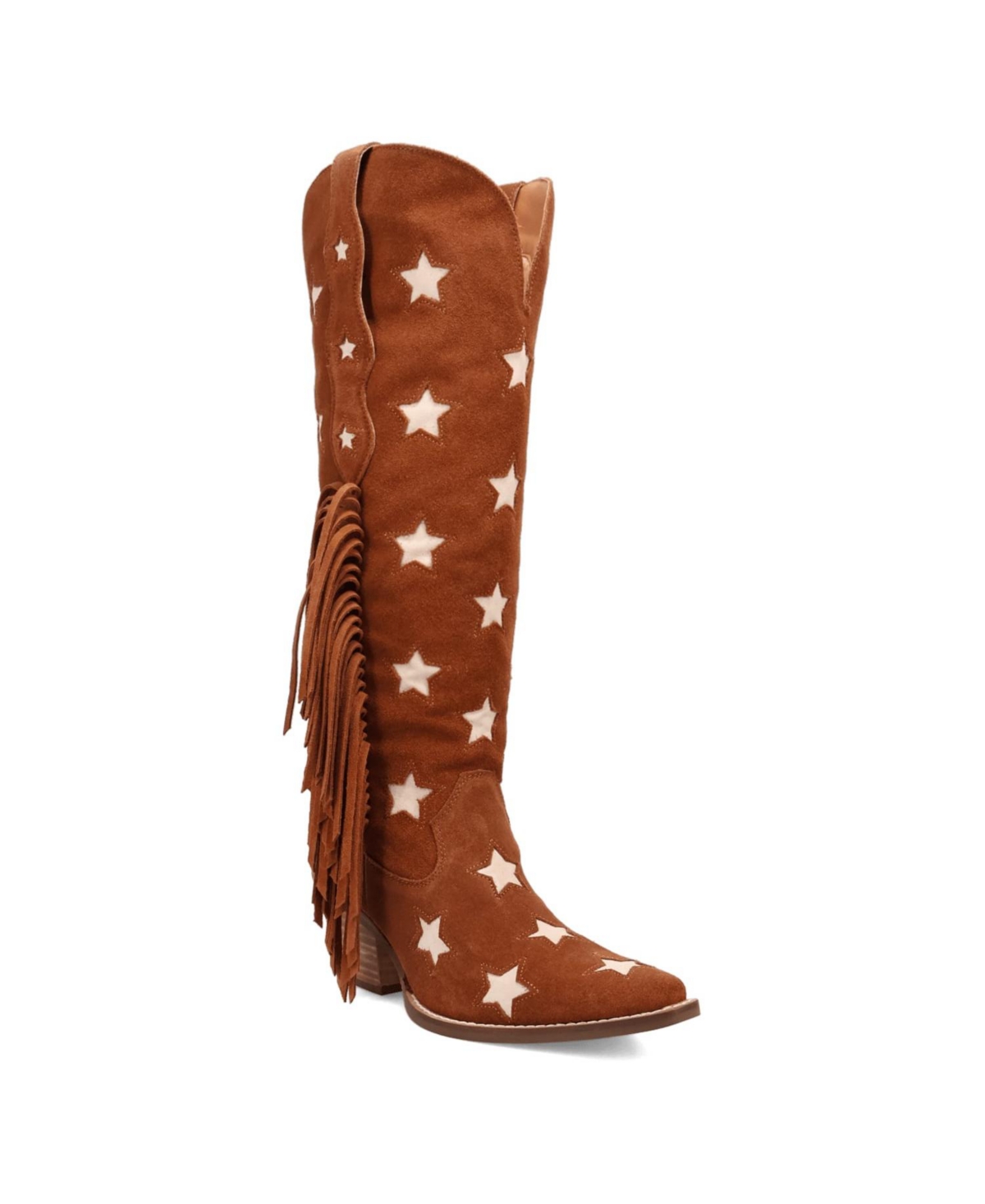 Click here for Dingo Womens Super Star Suede Boot - Camel prices