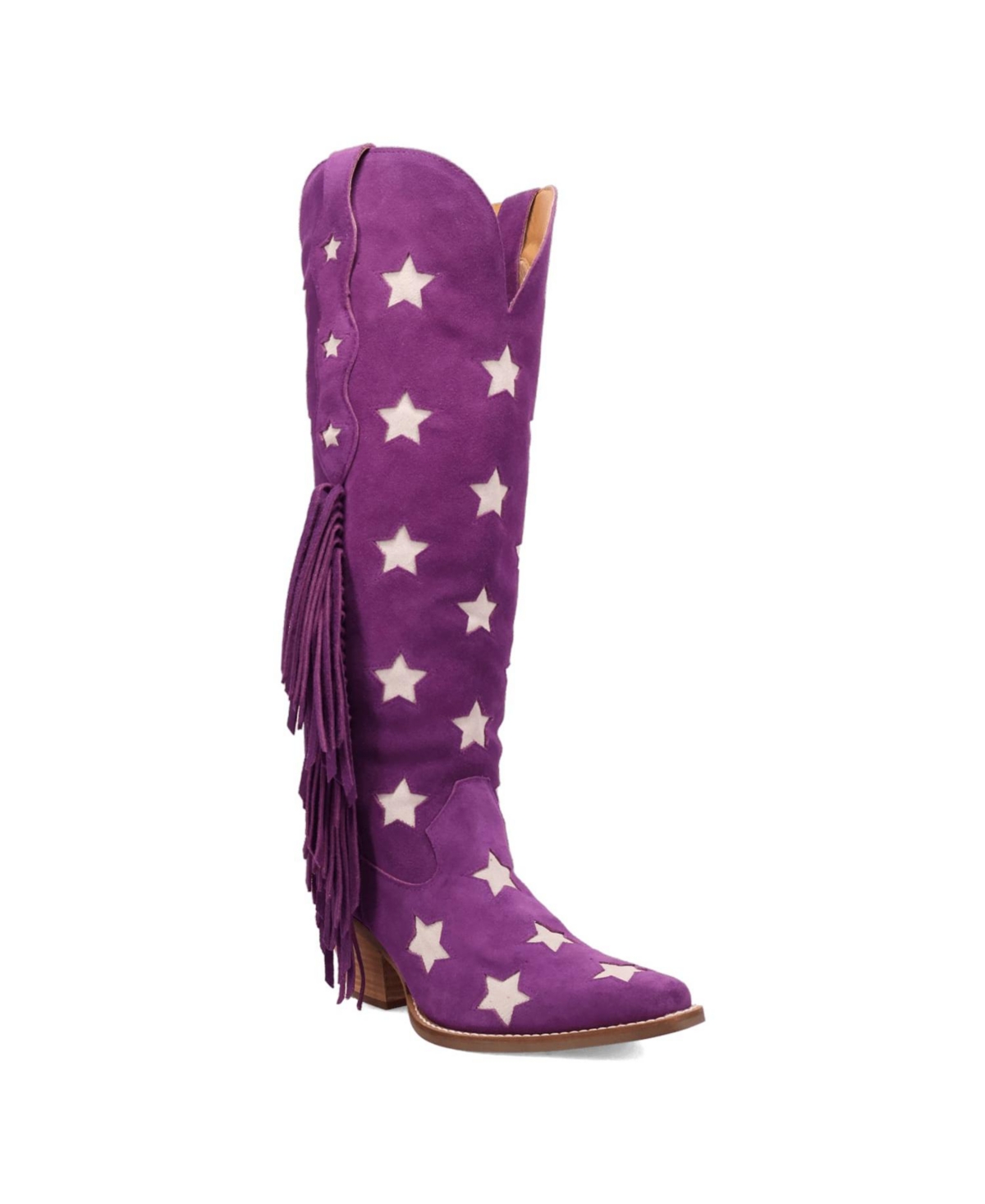 Click here for Dingo Womens Super Star Suede Boot - Purple prices