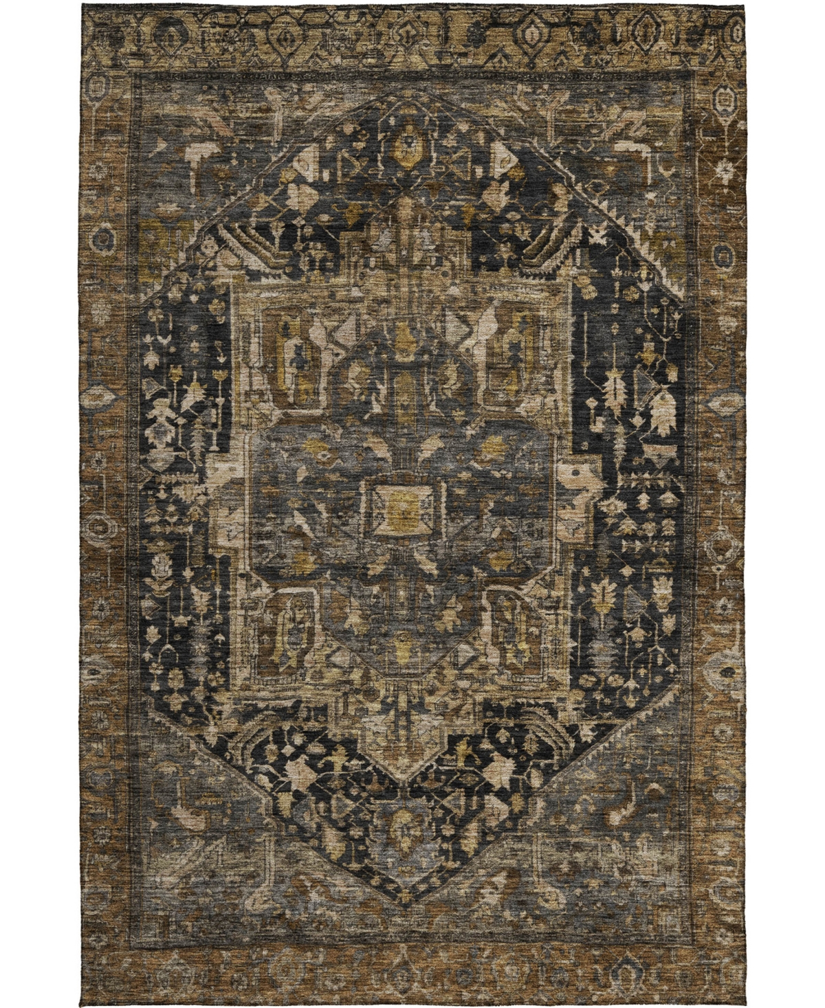 Click here for Dalyn Solace SL14 10x14 Area Rug - Onyx  Gray prices