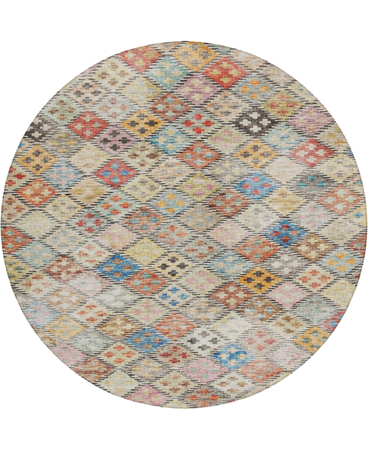 Click here for Dalyn Solace SL6 8x8 Round Area Rug - Multi prices