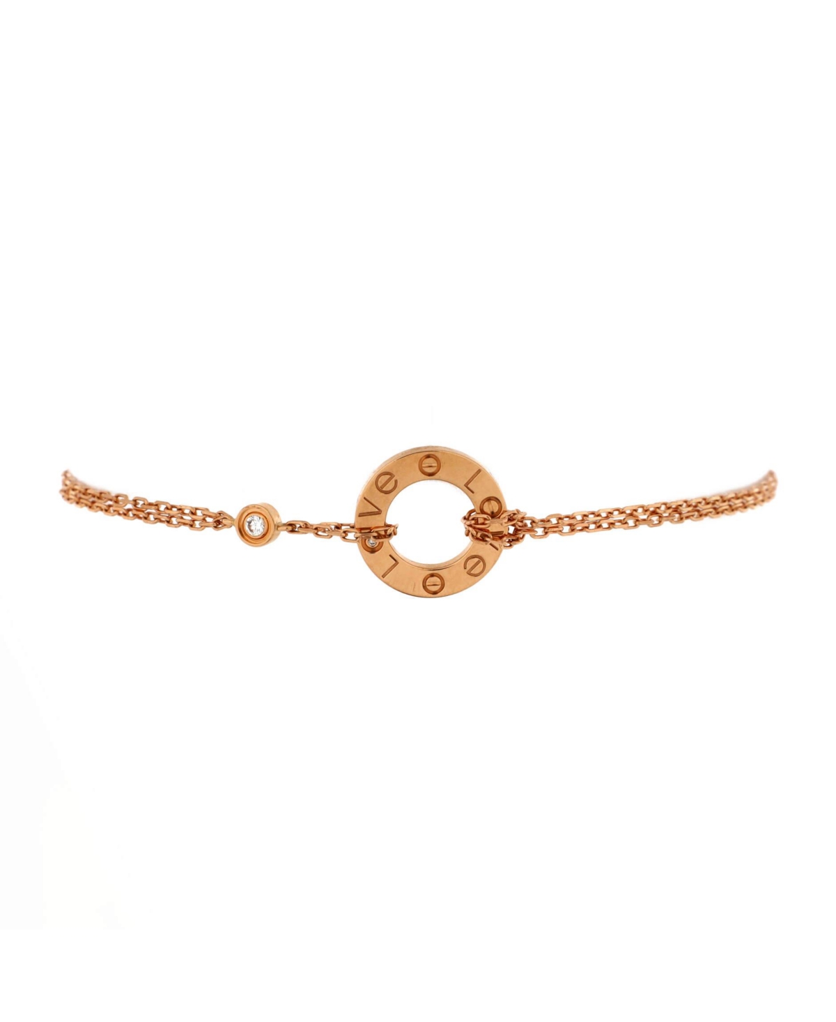 Click here for Pre-Owned Cartier 2 Diamonds Love Bracelet - 18k r... prices