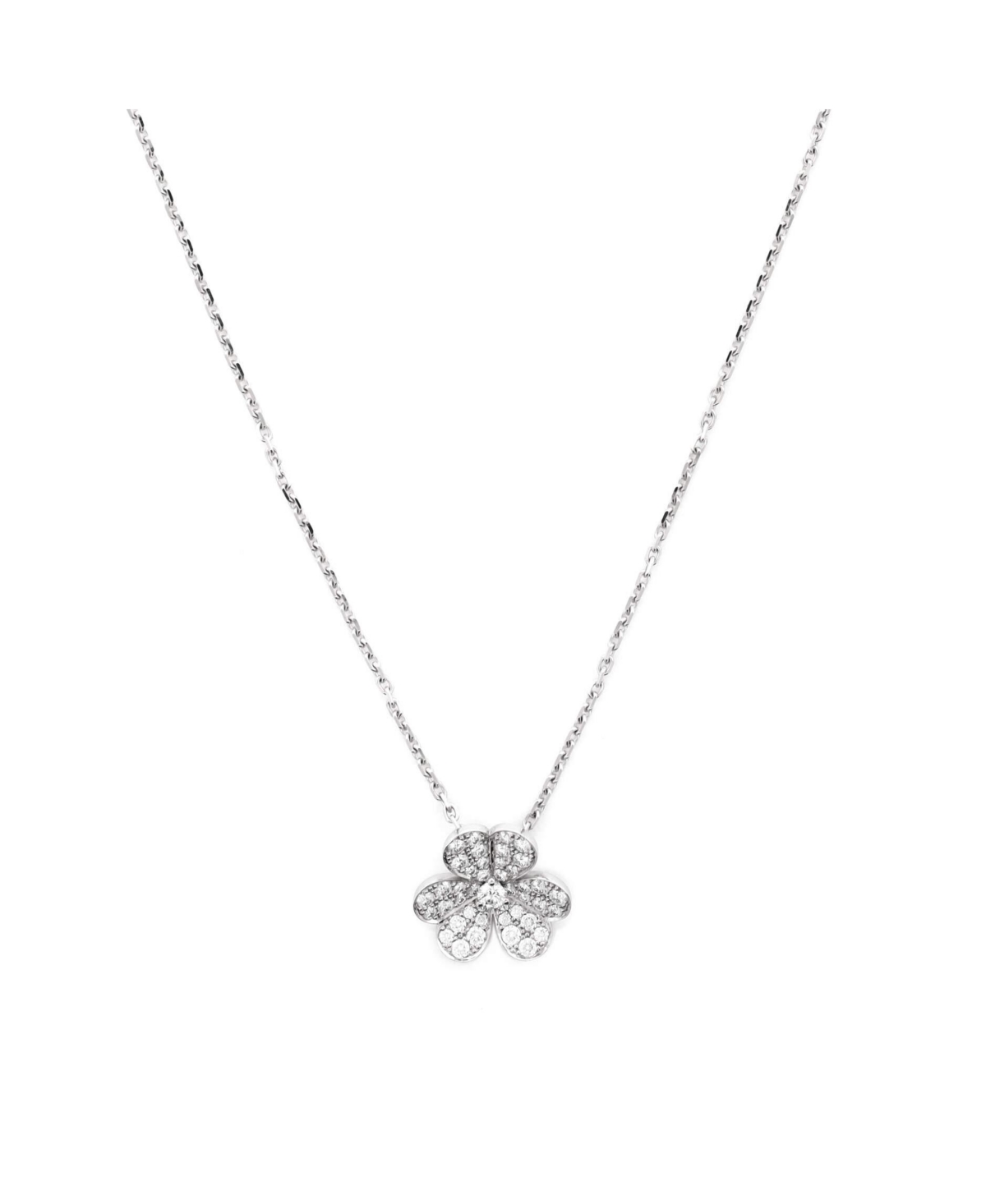 Click here for Pre-Owned Van Cleef & Arpels Frivole Pendant Neckl... prices