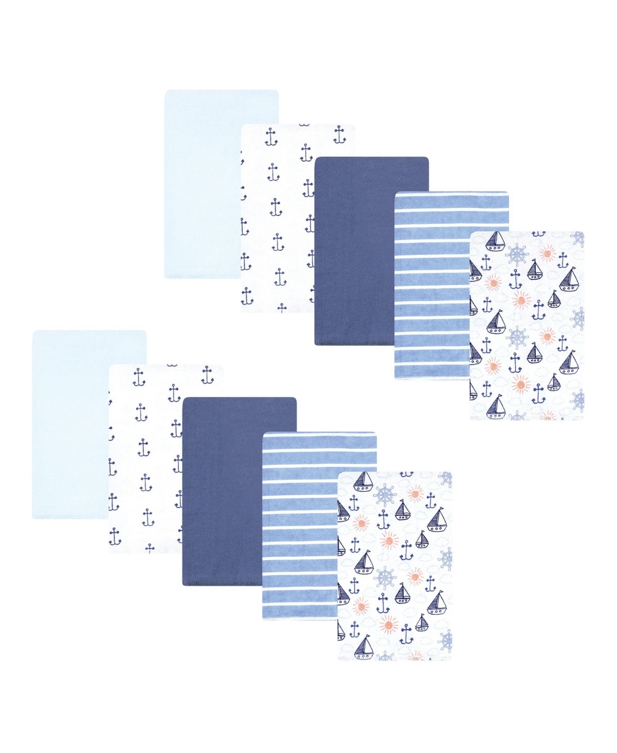 Click here for Hudson Baby Cotton Flannel Burp Cloths 10-Pack  Su... prices