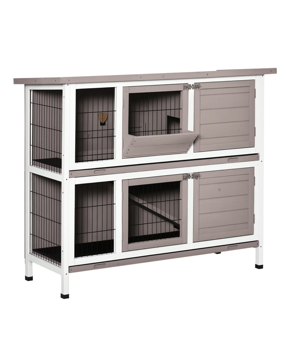 Click here for PawHut Medium Rabbit Hutch  Long Hopping Disce  Wa... prices