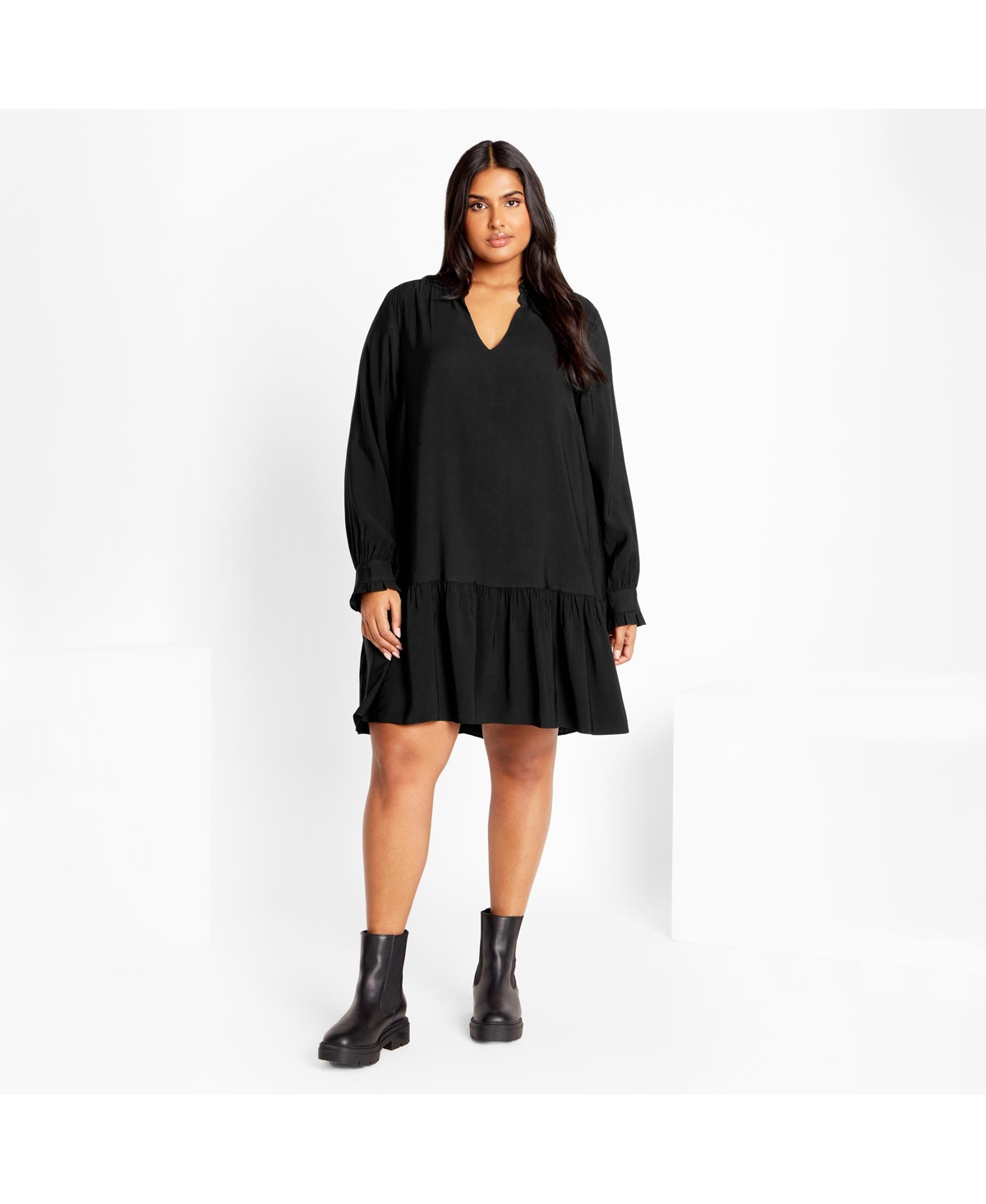 Click here for City Chic Womens Plus Size Laylo Dress - Black prices