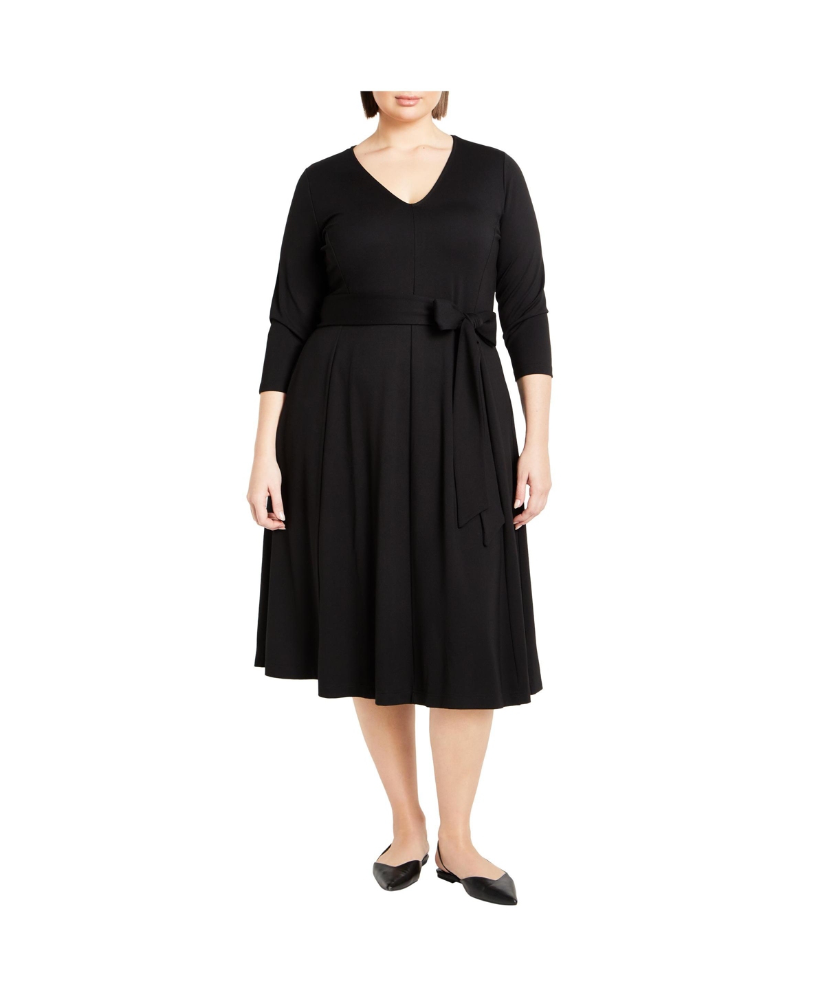 Click here for City Chic Womens Plus Size Presley Dress - Black prices