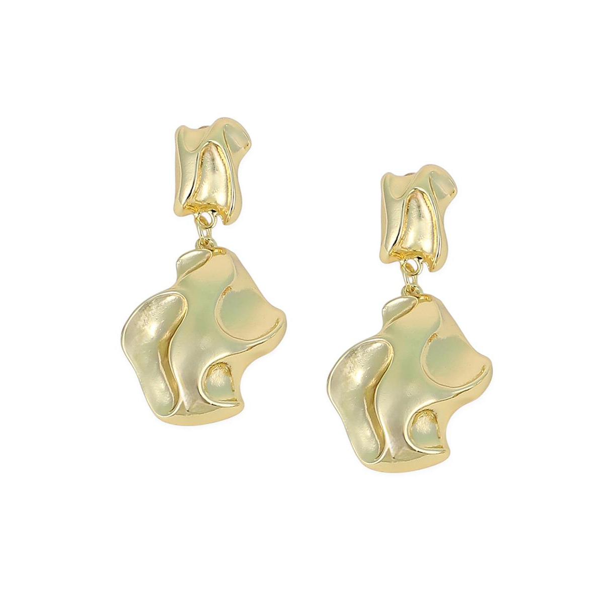 Click here for Womens The Eroded Drop Earrings - California Gold... prices