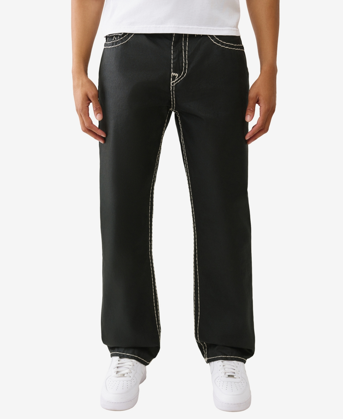 Click here for True Religion Mens Bobby Super-t Coated Baggy Flap... prices