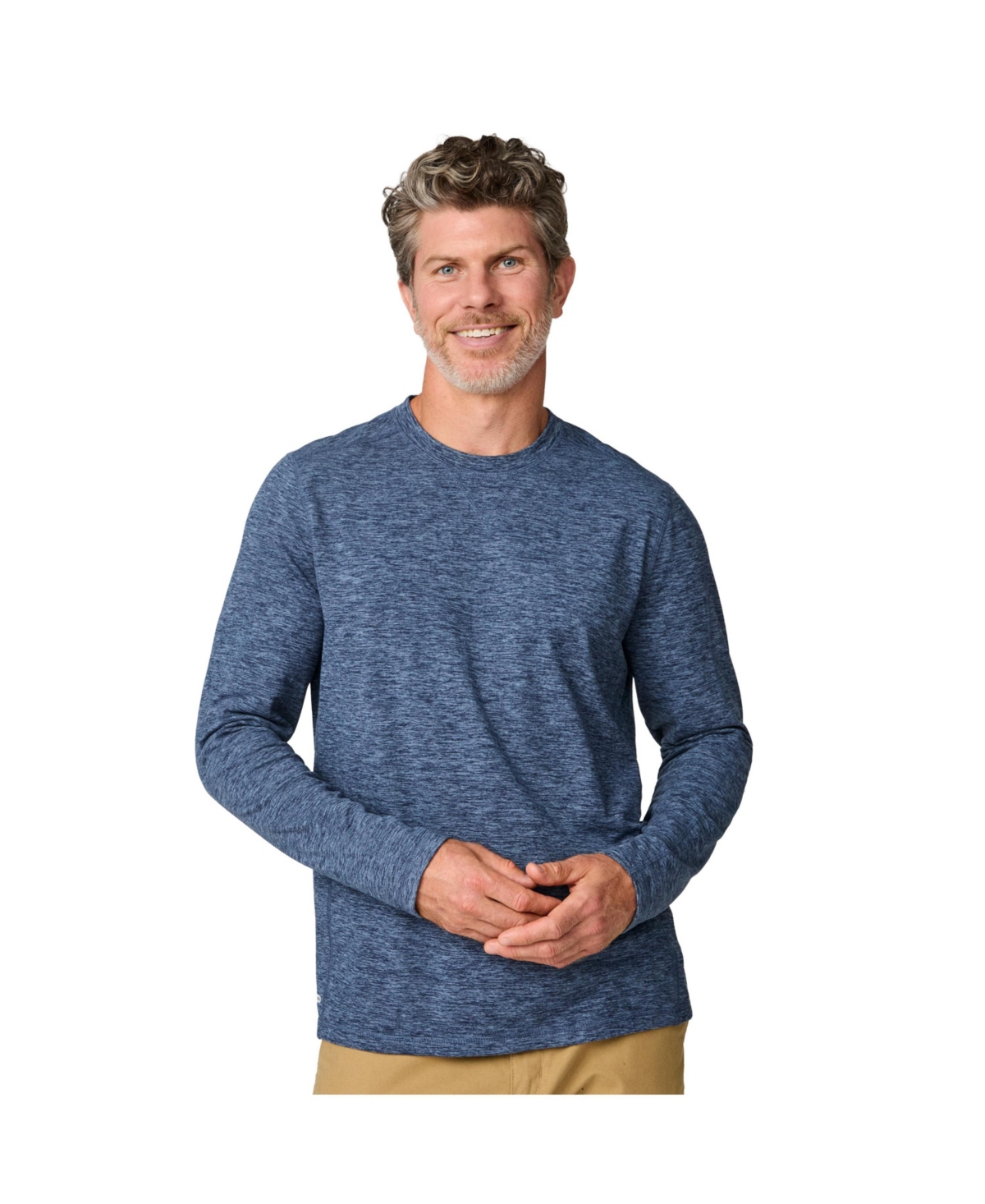 Click here for Free Country Mens FreeCycle Sueded Long Sleeve Cre... prices