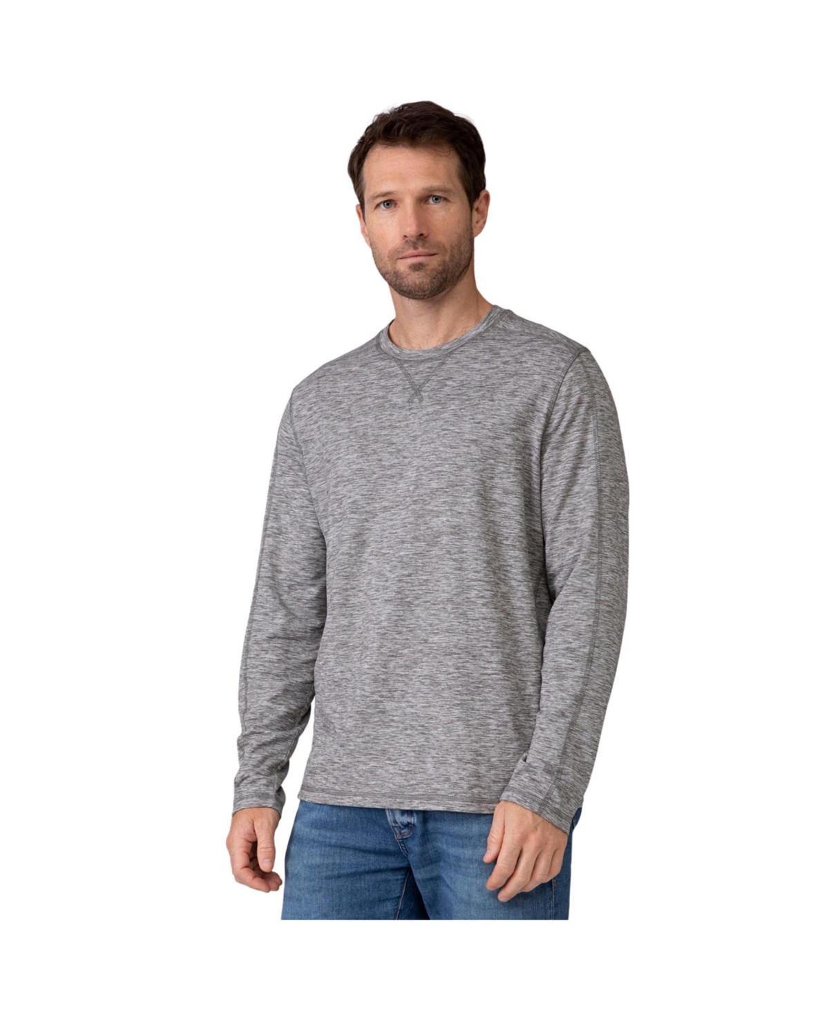 Click here for Free Country Mens FreeCycle Sueded Long Sleeve Cre... prices