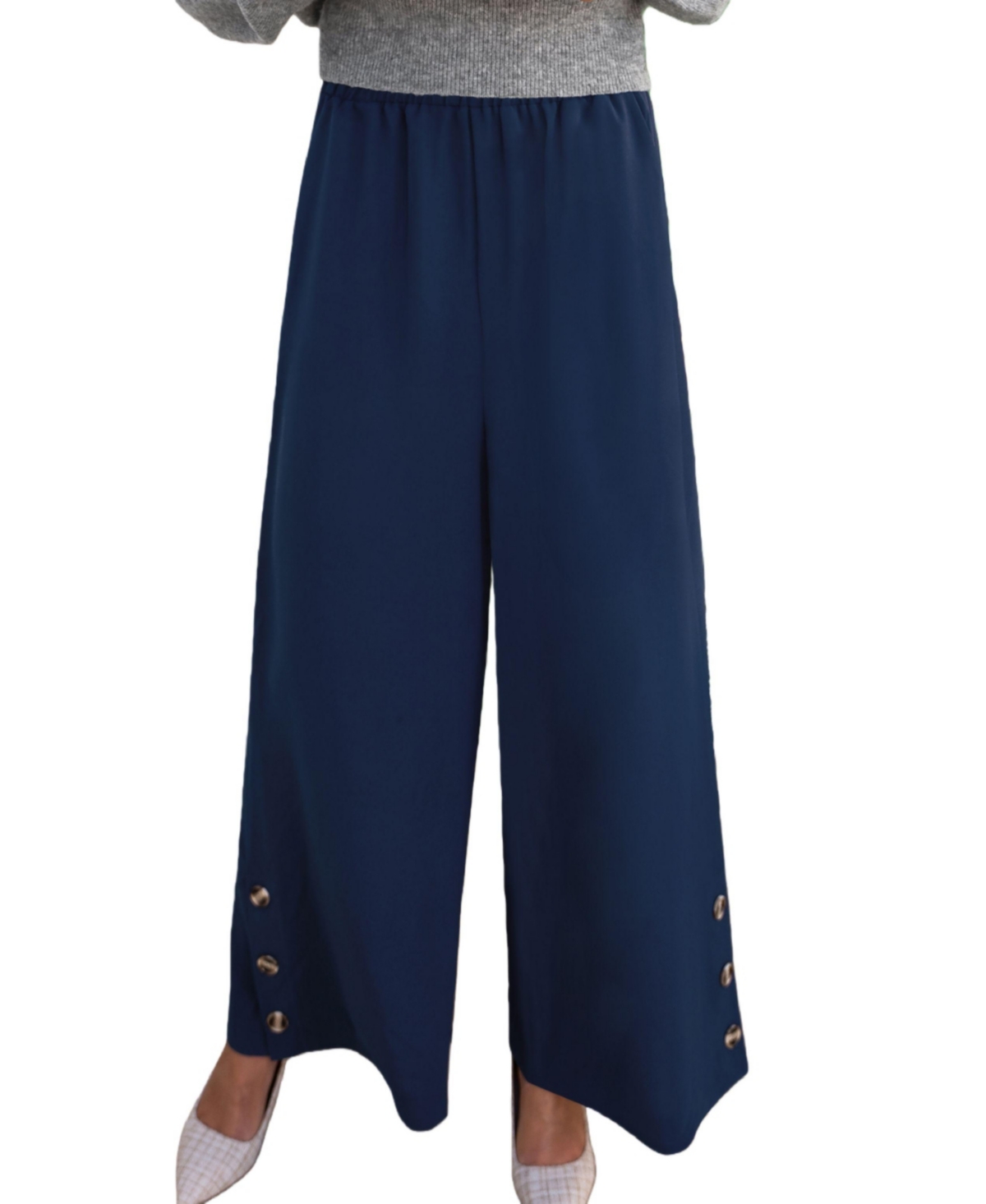 Click here for Cupshe Womens City Tempo Pants - Dark blue prices