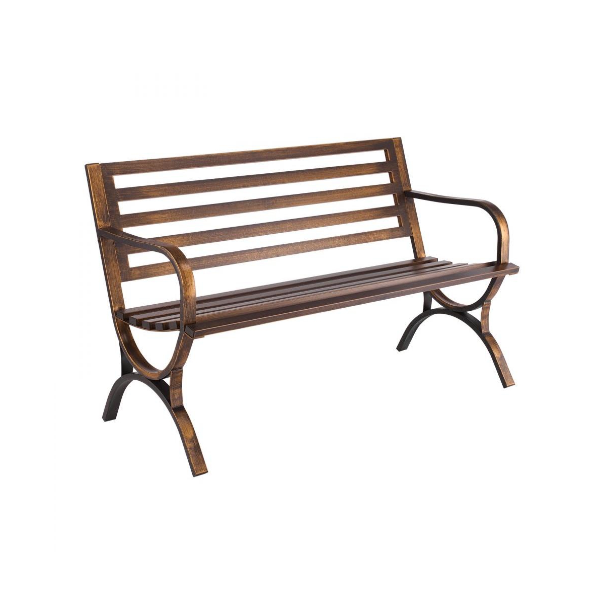 Click here for Slickblue Outdoor Patio Bench with Metal Frame and... prices