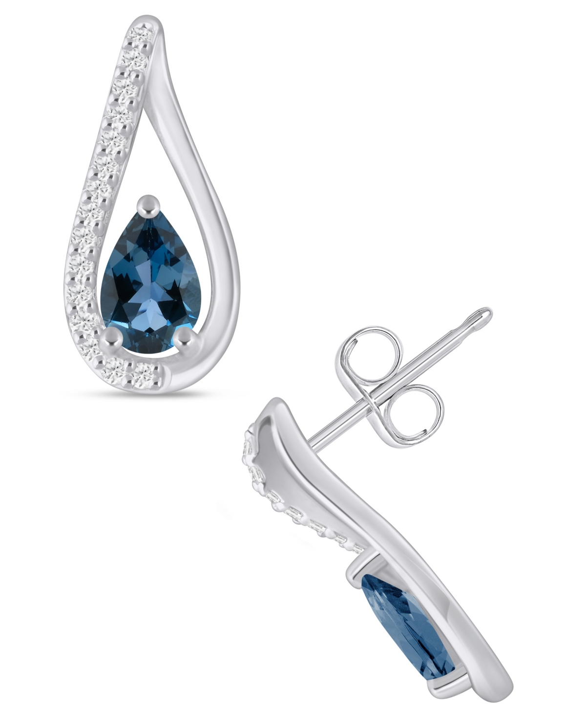 Click here for Macys Gemstone and Diamond Earrings (1/6 ct. t.w.)... prices